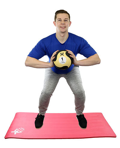 CanDo Medicine Balls, CanDo Square Ball Rebounder, 5-Piece Set (1 ea: 2 ...