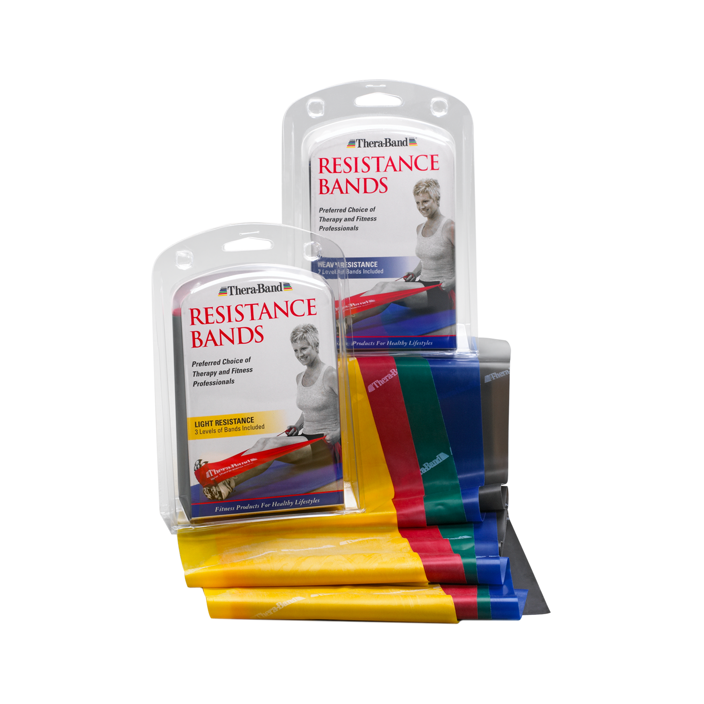 TheraBand® Pre-Cut Resistance Band Pack